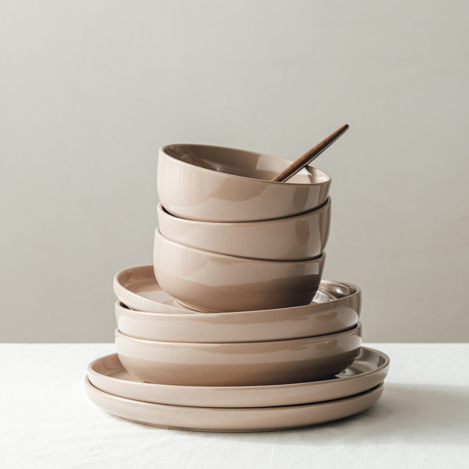 Richmount Milkyway 12-Piece Dinnerware Sets, Stoneware Dishes – Richmount